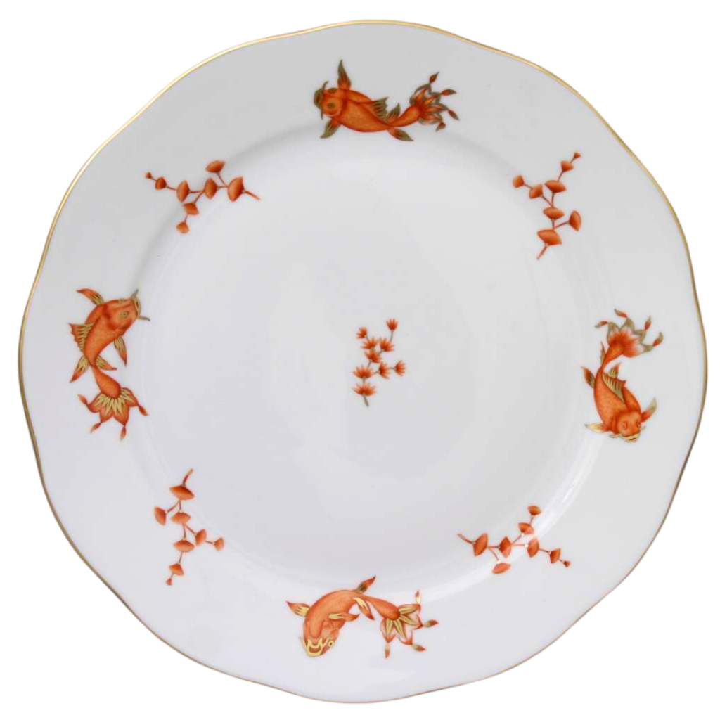 Dinner Plate - Koi Fish Rust - Herend Canada